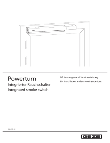 GEZE Powerturn F/R-IS/TS Semi-automatic system Installation ...