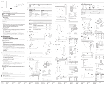 GEZE RWA K 600 G Retractable arm drive Installation Instructions | Manualzz