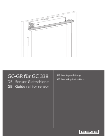 GEZE GC 338 Sensor strip Installation Instructions | Manualzz