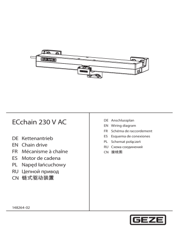 GEZE ECchain Chain drive Produktinformation | Manualzz