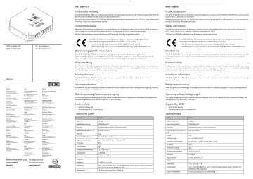 GEZE DCEM 800-FM Extension module Operating instructions | Manualzz