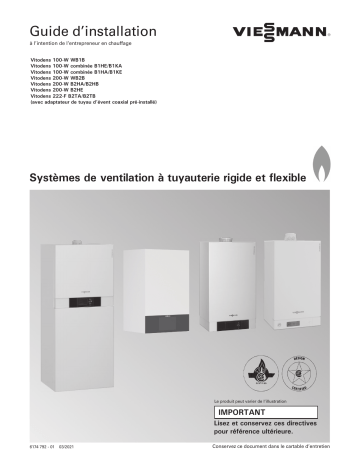 Viessmann Venting System Vitodens 222-F, B2TB Guide | Manualzz