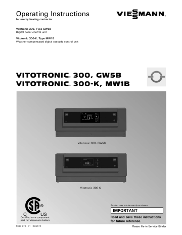 Viessmann Vitocrossal 200, CM2-400 to CM2-620 Commercial Boiler ...