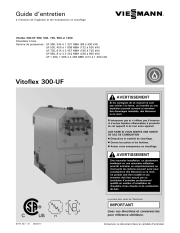 Viessmann Boiler Documentation Vitoflex 300-UF (Pyrotec) Guide | Manualzz