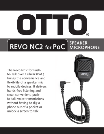 OTTO Revo NC2 for PoC Owner Manual | Manualzz