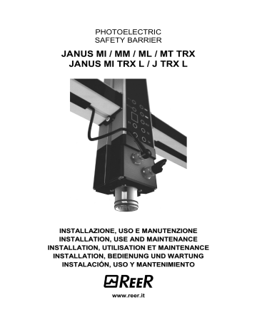 Reer JANUS M TRX and J TRXL El manual del propietario | Manualzz