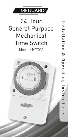 Timeguard NTT05 Instructions | Manualzz