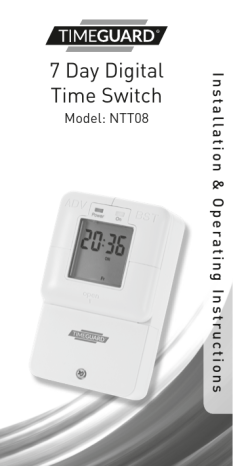 Timeguard NTT08 Instructions | Manualzz