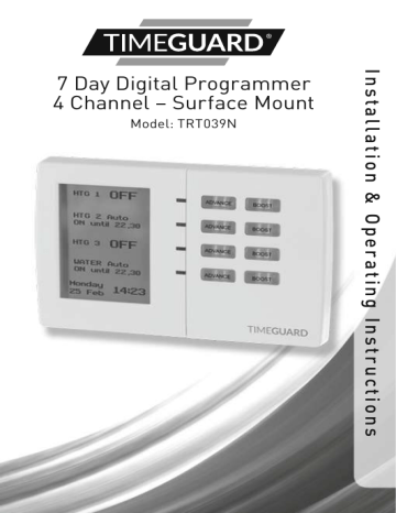 Timeguard TRT039N Instructions | Manualzz