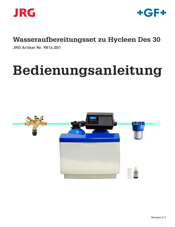 GF Hycleen Des 30 Bedienungsanleitung | Manualzz