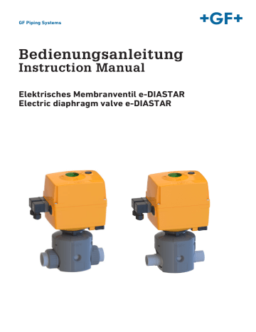 GF Electric diaphragm valve e-DIASTAR Instruction manual | Manualzz