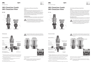 GF JRG CleanLine Benutzerhandbuch | Manualzz