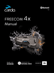 Cardo Systems FREECOM 4x - User manual, Quick Setup guide, quick guide