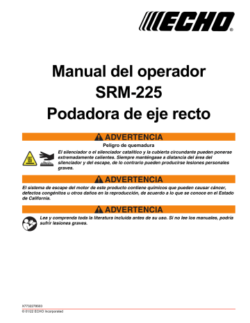 Srm 225 Echo Manual