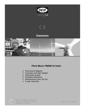DEIF PMSM Data Sheet | Manualzz