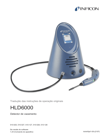 INFICON HLD6000 Instruções de operação | Manualzz