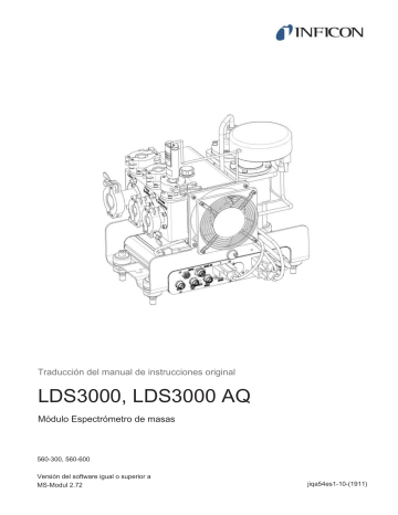INFICON LDS3000 Manual de usuario | Manualzz