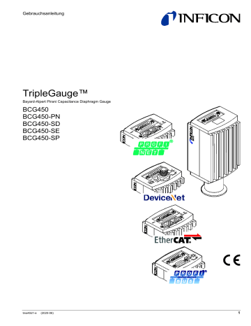 INFICON Triple Gauge BCG450 Benutzerhandbuch | Manualzz