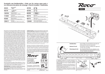 Roco 74033 EC “Mont Cenis”, FS Use Instructions | Manualzz