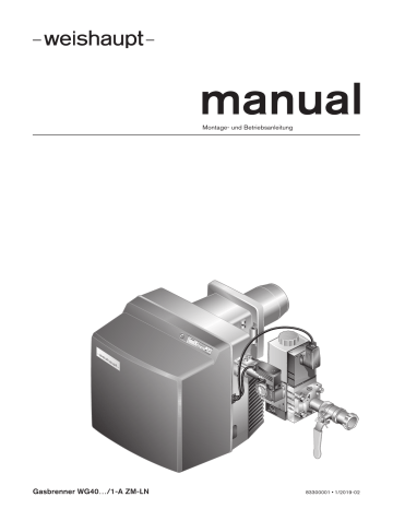 Weishaupt WG40.../1-A ZM-LN Gasbrenner Bedienungsanleitung | Manualzz