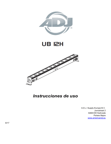 ADJ UB 12H Manual de usuario | Manualzz