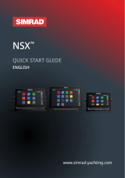 Simrad NSX - User guide, User Guide, Installation manual