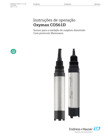 Endres+Hauser Oxymax COS61D Instruções de operação | Manualzz