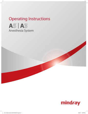 Mindray A3 and A5 Operator’s Manual | Manualzz