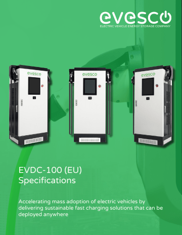 Power Sonic EVDC-100EU Spec Sheet | Manualzz