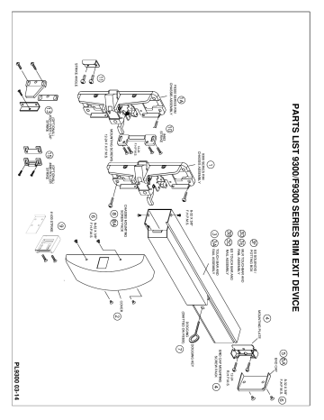 Dormakaba 9300 Parts and Diagram | Manualzz