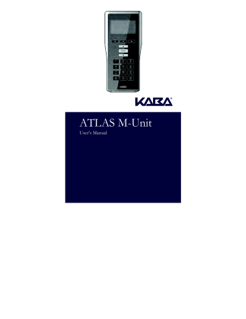 Dormakaba ATLAS M-Unit User's Manual | Manualzz