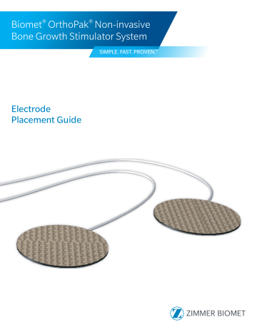 Zimmer Biomet OrthoPak Non-invasive Bone Growth Stimulator System Owner ...