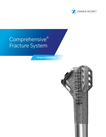 Zimmer Comprehensive Fracture System Owner's Manual | Manualzz