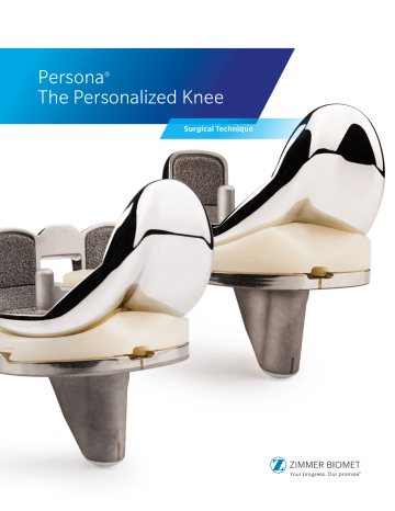 Zimmer Persona The Personalized Knee Owner's Manual | Manualzz
