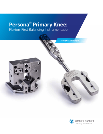 Zimmer Persona The Personalized Knee Owner's Manual | Manualzz