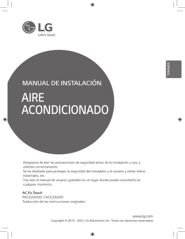 LG PACEZA000 Installation manual | Manualzz