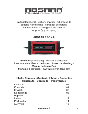 Absaar Pro Batterieladegerät 6/12 Volt - 4 Ampere ...