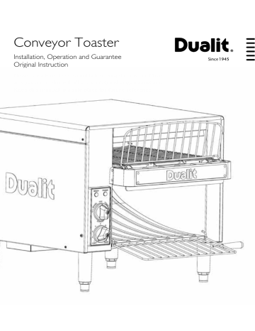 Dualit Conveyor Toaster Instruction manual | Manualzz