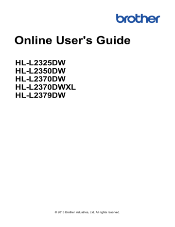 Print the Network Configuration Report. Brother HL-L2350DW, HL-L2379DW ...