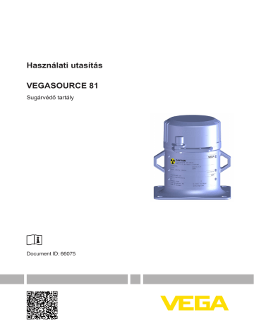 Vega VEGASOURCE 81 Operating instructions | Manualzz