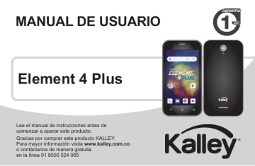 Kalley Celular ELEMENT 4 PLUS 8GB Blanco El manual del propietario ...