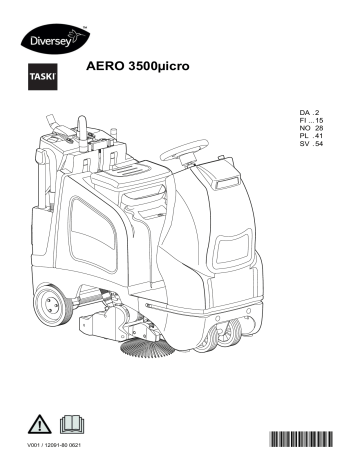 Taski AERO 3500µicro DDM Betjeningsvejledning | Manualzz