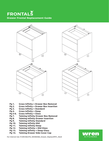 Wren Kitchens Drawer Replacement Guide Assembly Guide | Manualzz