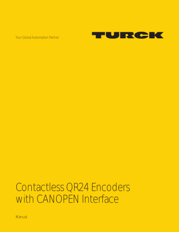 Turck Contactless QR24 Encoders Instructions for use | Manualzz