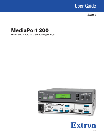 Extron MediaPort 200 User Guide | Manualzz