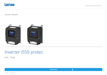 Lenze i550 protec frequency inverter Istruzioni per l'uso | Manualzz
