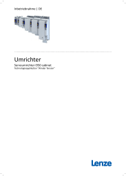 Lenze i950 - Bedienungsanleitung, Benutzerhandbuch, Installationsanleitung