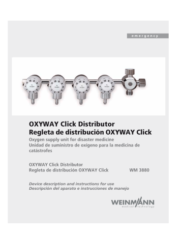 Weinmann Oxygen systems - OXYWAY Oxygen Pressure Reducers and Flow ...