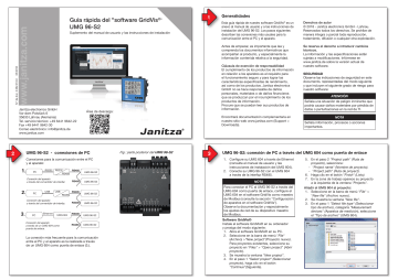 janitza UMG 96-S2 Quick guide | Manualzz