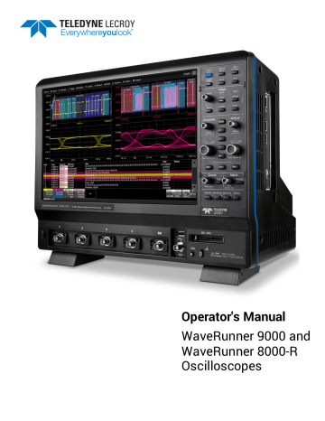 Lecroy WaveRunner 9000 and 8000-R Oscilloscope Manual | Manualzz